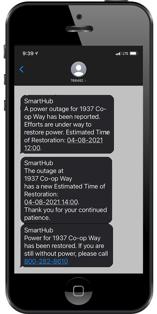 Outage Alerts Delivered Right to Your Phone! | Central Electric Cooperative